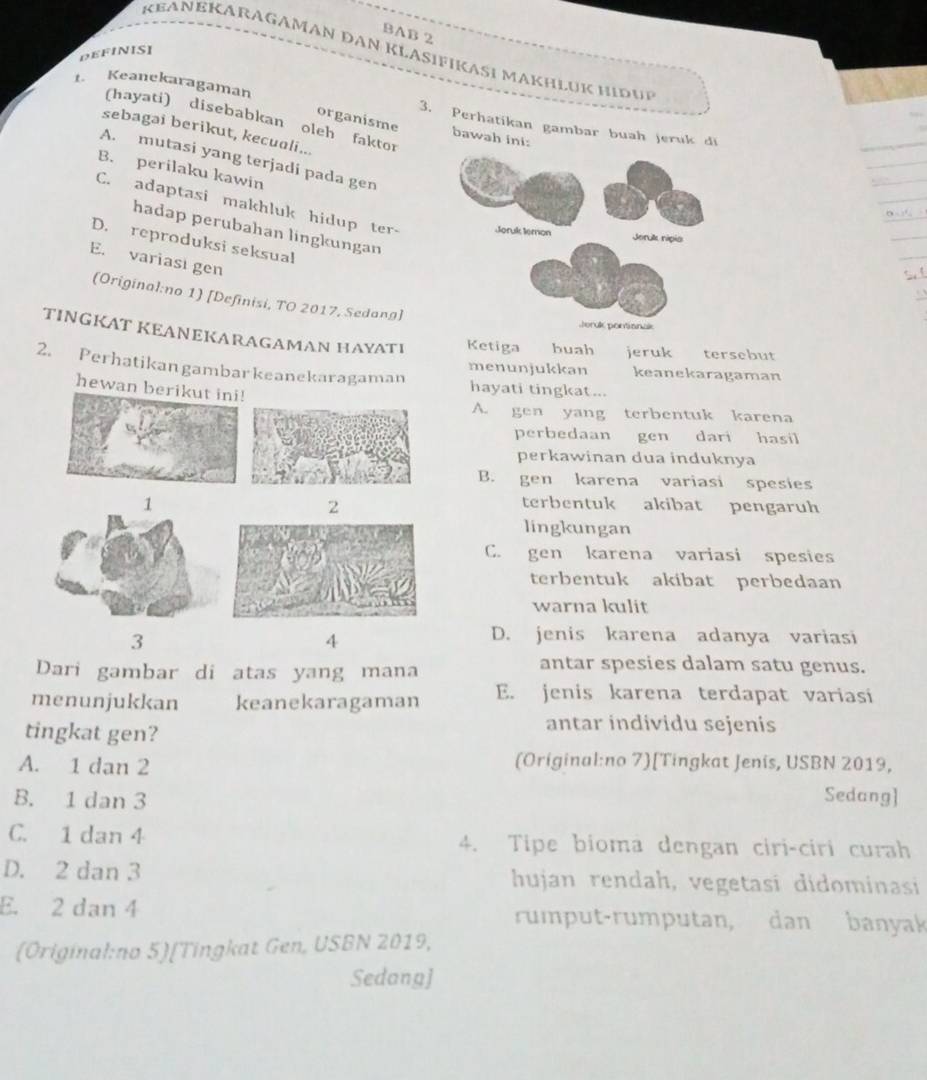 Telah dijawab:BAB 2 REA E KARA GAMAN DAN KLASF I KAS I MAK LU K I ...