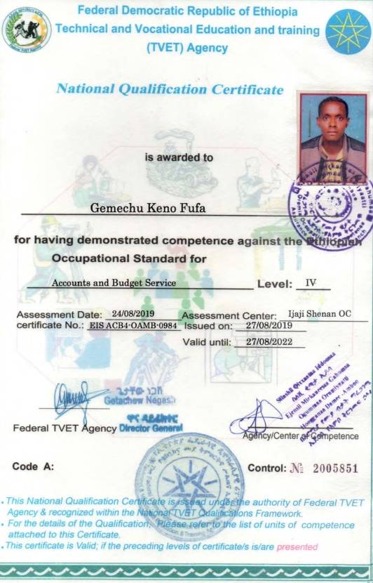 Solved: Federal Democratic Republic of Ethiopia Technical and ...