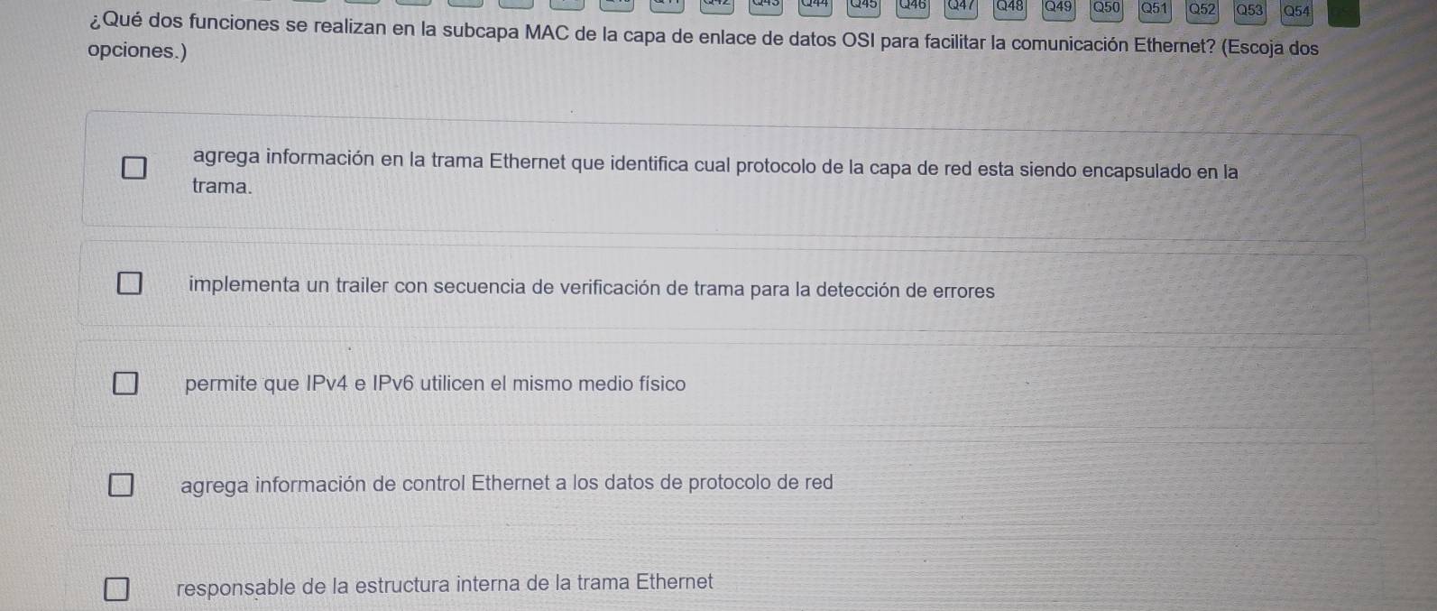 Resuelto:¿Qué dos funciones se realizan en la subcapa MAC de la capa de ...