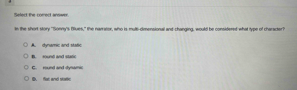 Solved: Select the correct answer. In the short story "Sonny's Blues ...