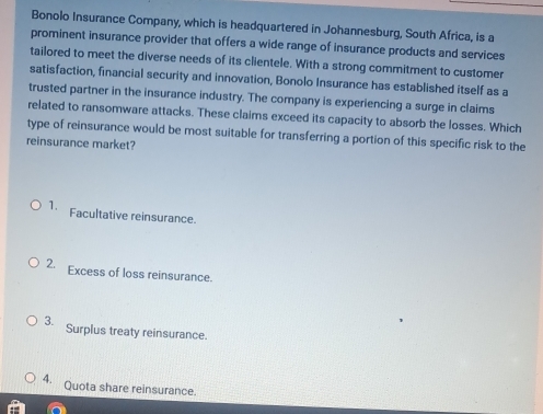 Bonolo Insurance Company, which is headquartered in Johannesburg, South ...