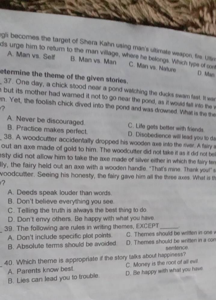 Solved: gli becomes the target of Shera Kahn using man's ultimate ...