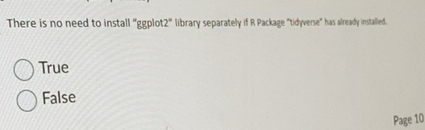 Solved: There is no need to install "ggplo 2° library separately if R ...