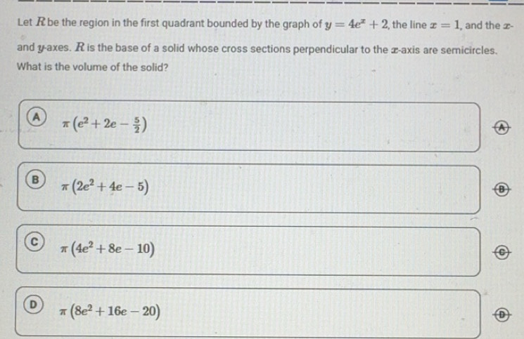Solved: Let R be the region in the first quadrant bounded by the graph ...