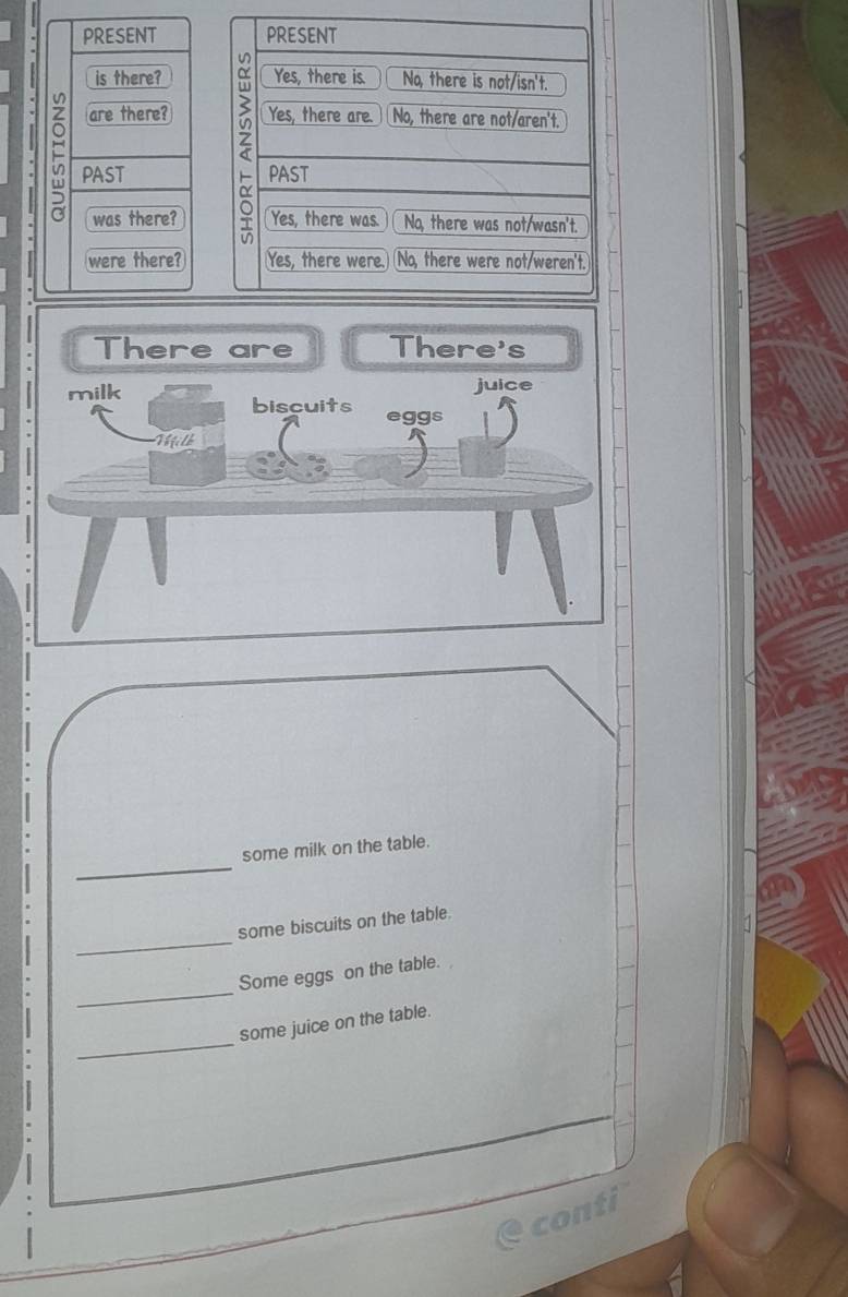 Resuelto:PRESENT is there? Z are there? ≌ PAST was there? were there ...