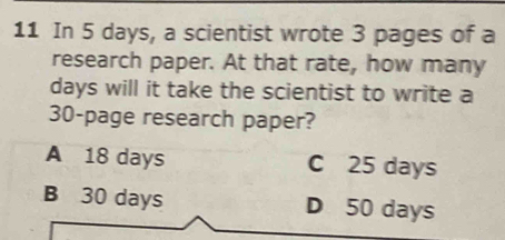 Solved: In 5 days, a scientist wrote 3 pages of a research paper. At ...