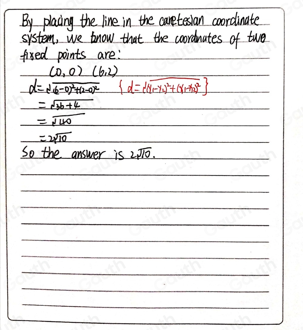 Solved: Find the length of every line segment that can be dr connecting ...