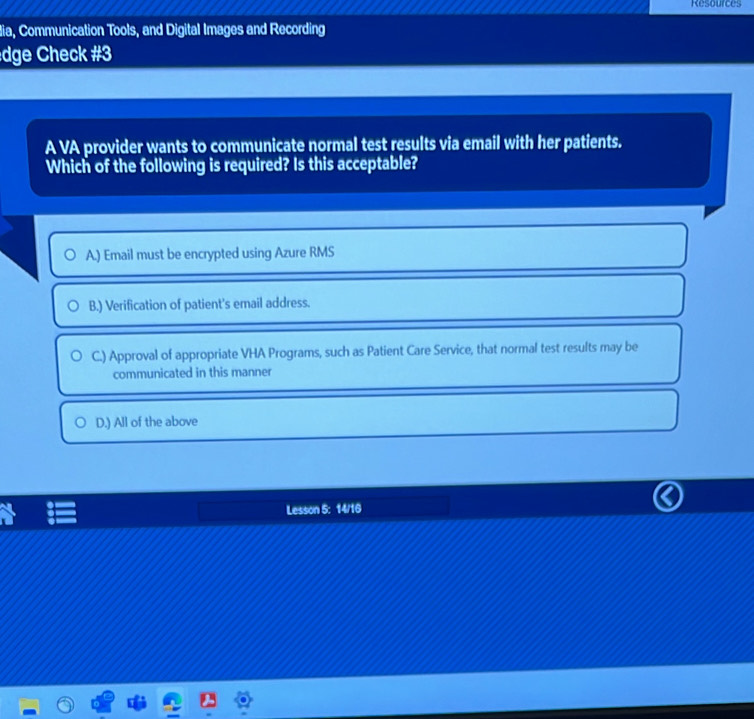 Solved: Resources dia, Communication Tools, and Digital Images and ...