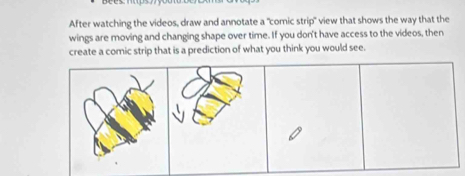 Solved: After watching the videos, draw and annotate a "comic strip ...