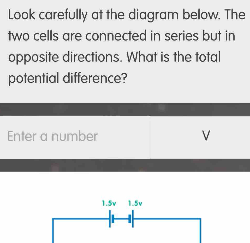 Solved: Look carefully at the diagram below. The two cells are ...
