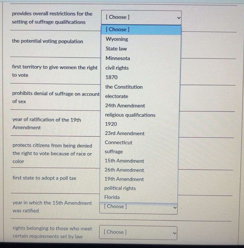 Solved: certain requirements set by law [Others]