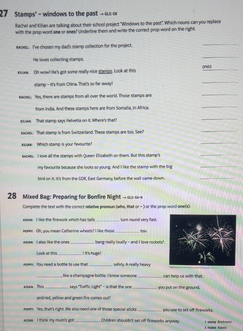 Gelöst:Stamps¹ - windows to the past → GL3: G8 Rachel and Kilian are ...