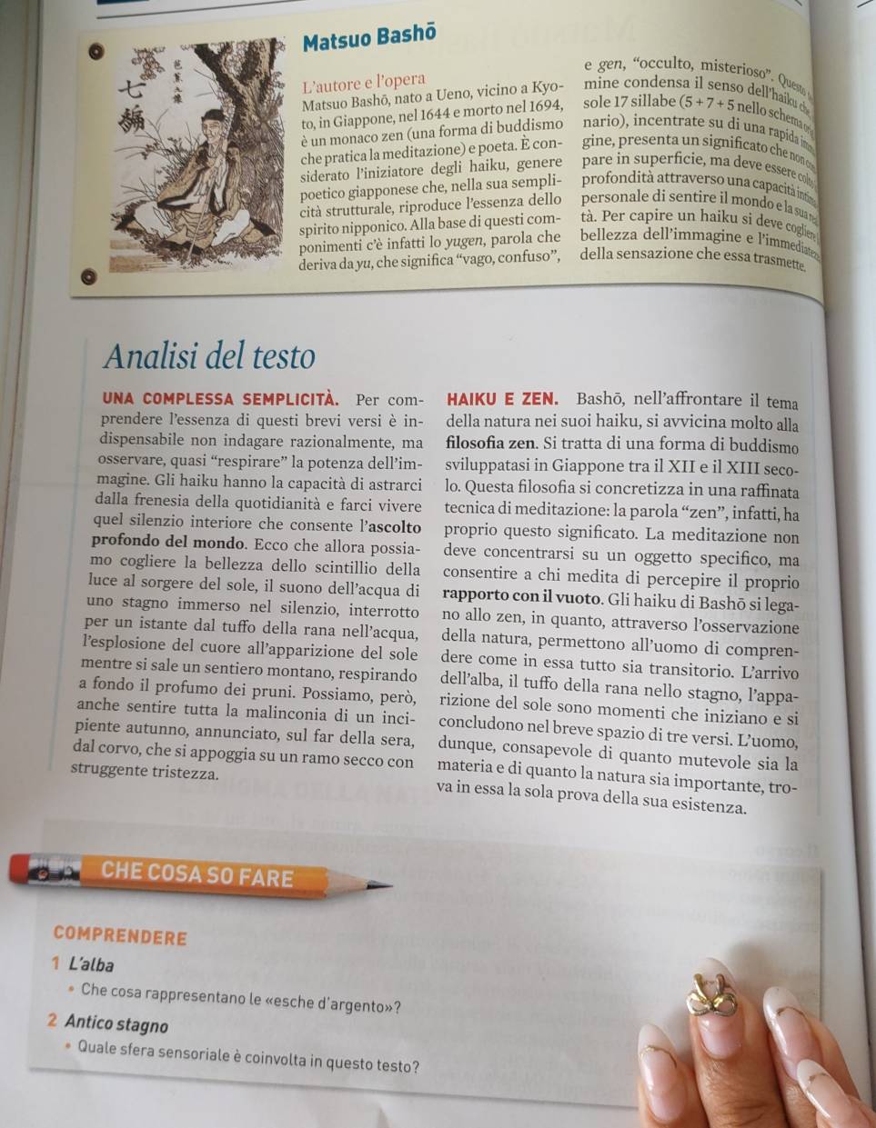 Risolto:Matsuo Bashō e gen, occulto, misterioso”. Questo L'autore e l ...