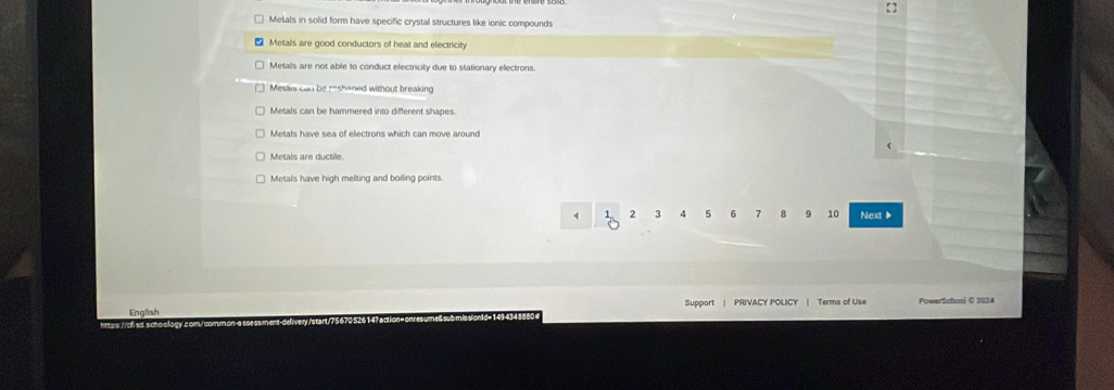 Solved: Metals in solid form have specific crystal structures like ...