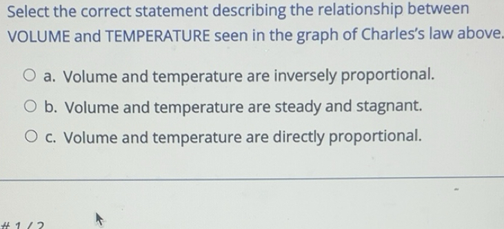 Solved: Select the correct statement describing the relationship ...