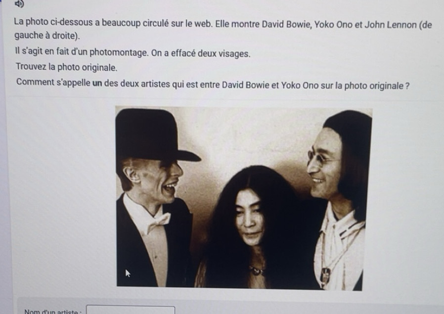 Résolu :La photo ci-dessous a beaucoup circulé sur le web. Elle montre ...