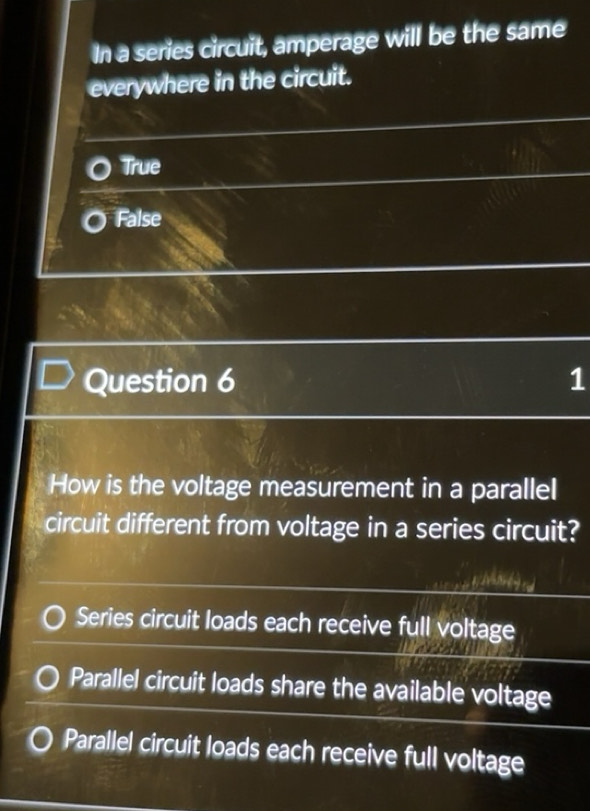 Solved: In a series circuit, amperage will be the same everywhere in ...