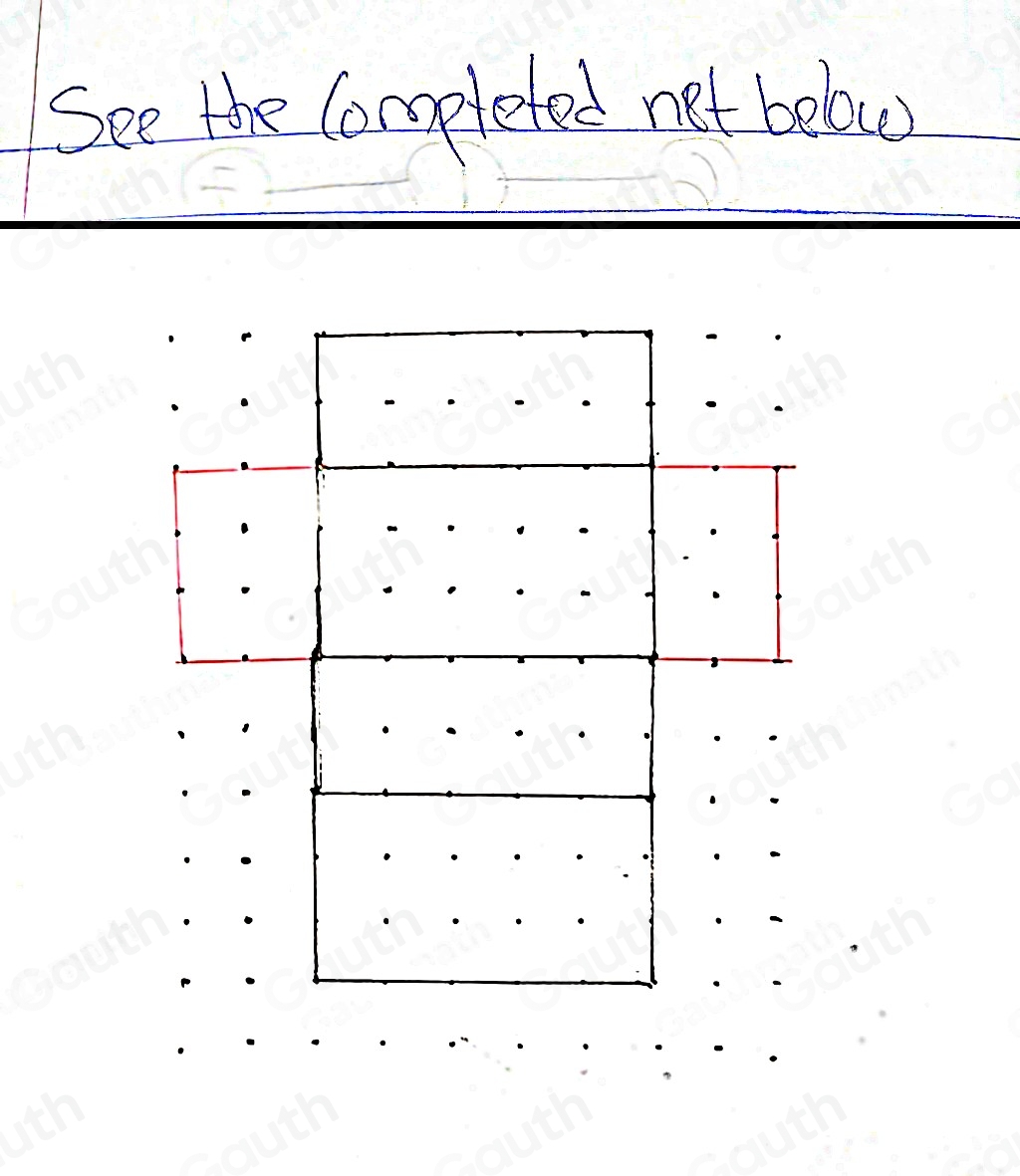 Solved: A cuboid has dimensions 2cm* 3cm* 5cm. Part of the net of this ...