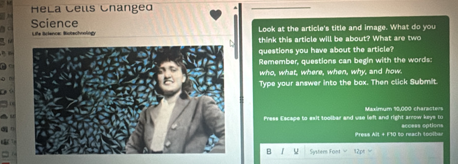 Solved: Hela Cells Changed a C Science Life Science: Biotechnology Look ...