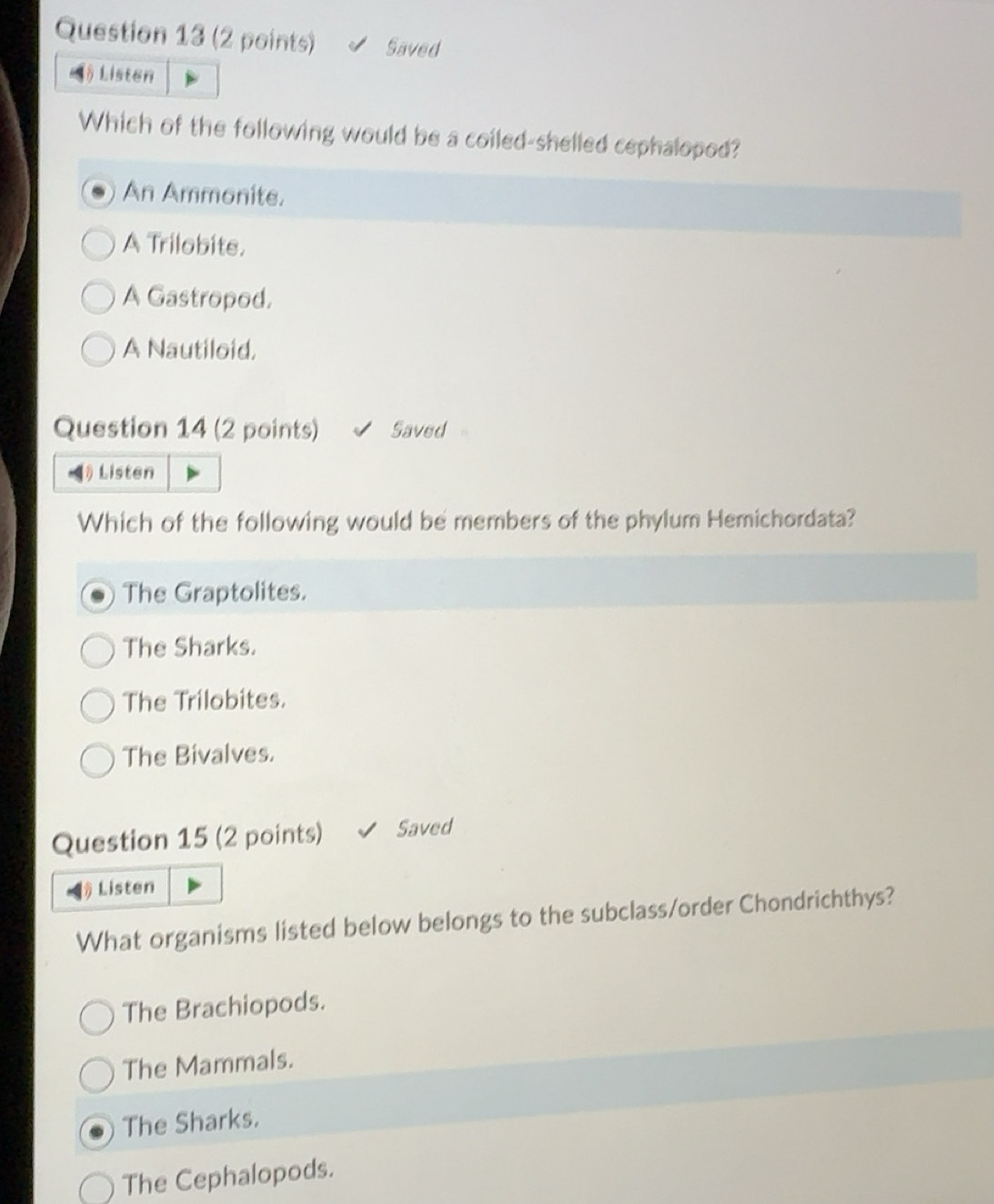 Solved: Saved 《》 Listen Which of the following would be a coiled ...