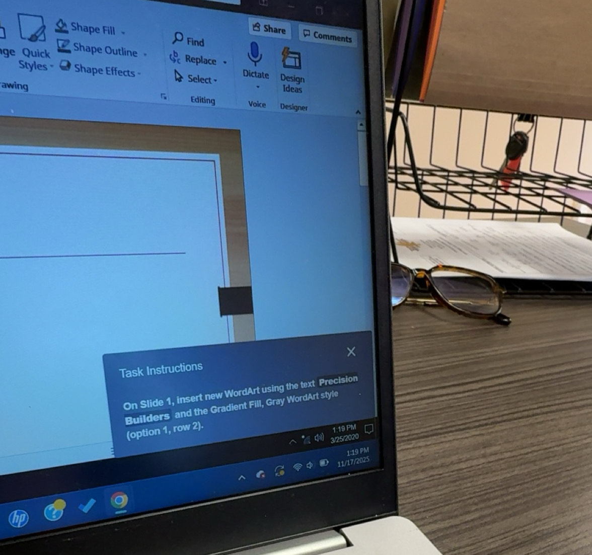 Solved: Shape Fill Share Comments Find ge Quick Shape Outline Replace ...