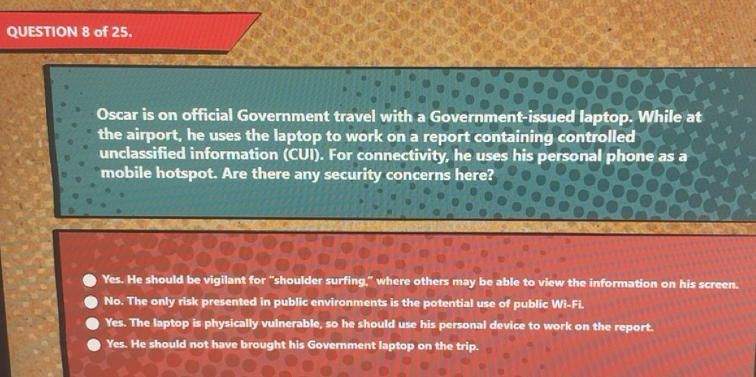 Solved: of 25. Oscar is on official Government travel with a Government ...