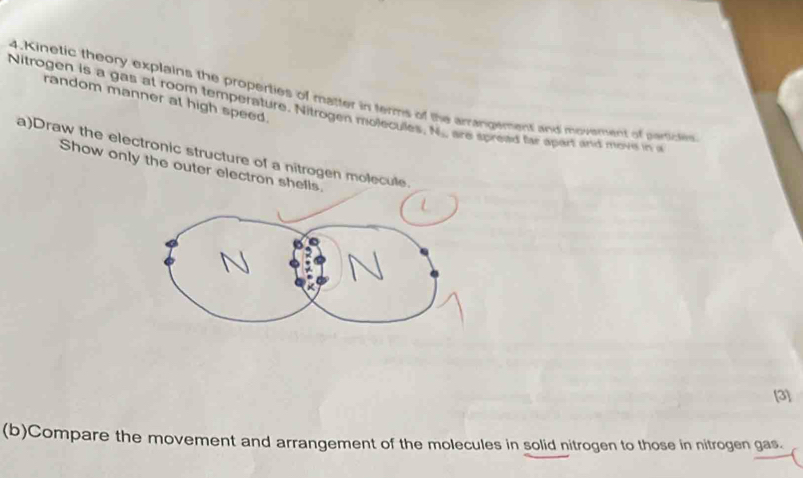 Solved: Kinetic theory explains the properties of matter in terms of ...