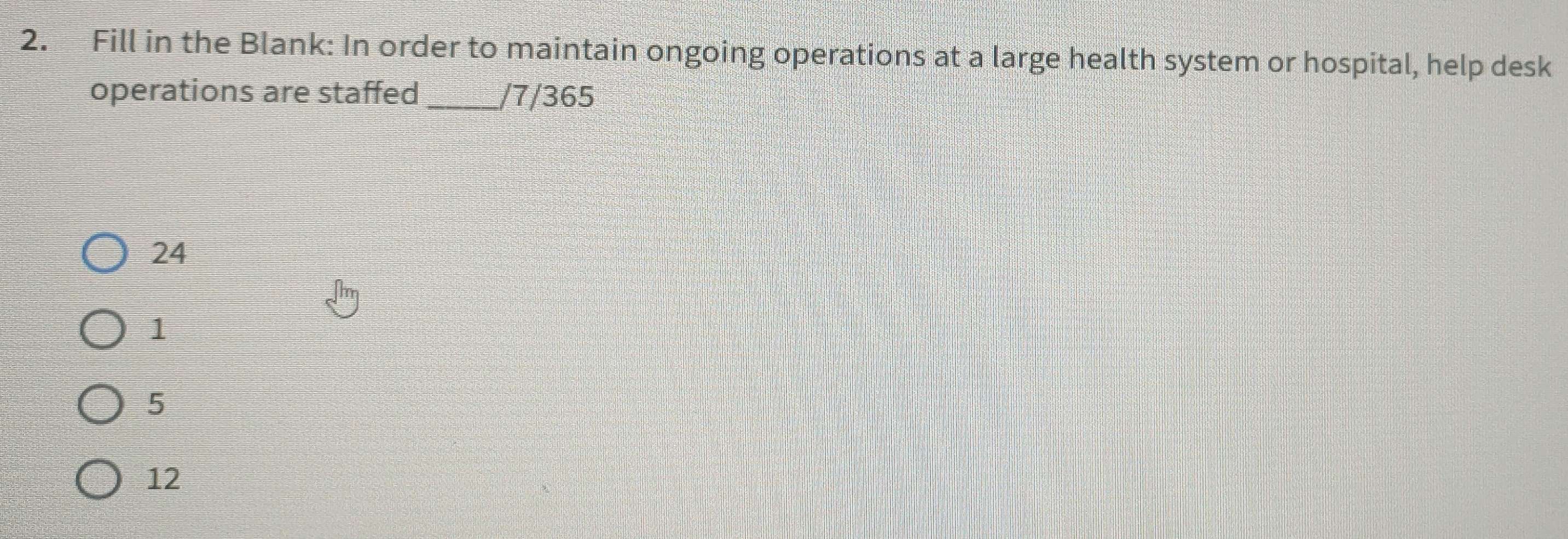 Solved: Fill in the Blank: In order to maintain ongoing operations at a ...