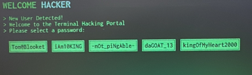Solved: WELCOME HACKER New User Detected! Welcome to the Terminal ...