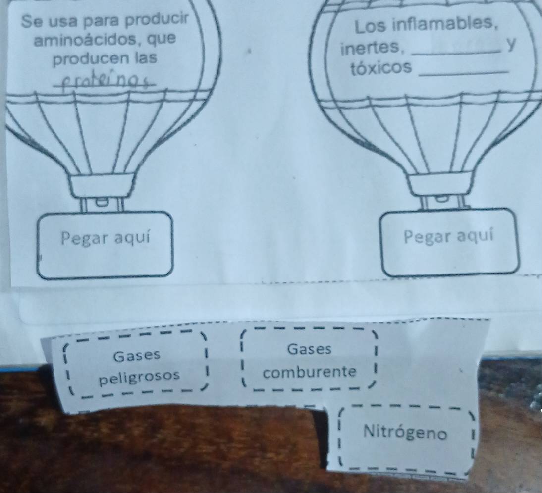 Resuelto:Se usa para producir Los inflamables, aminoácidos, que inertes ...