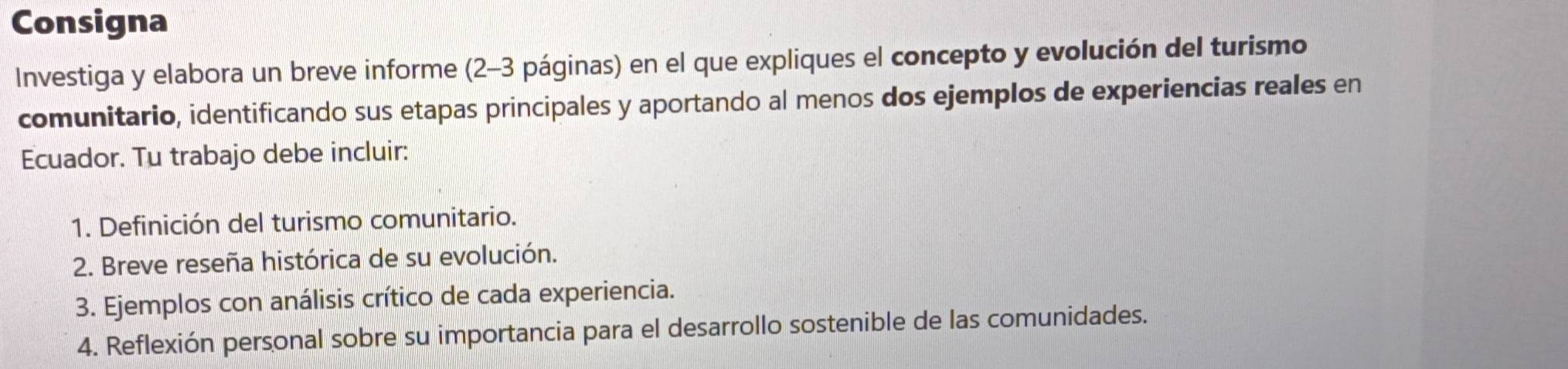 Resuelto:Consigna Investiga y elabora un breve informe (2-3 páginas) en ...
