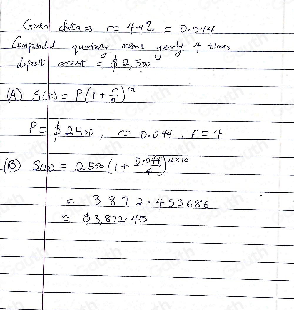 Solved: 4.1 Homework: Exponential Functions 、 A bank features a savings ...