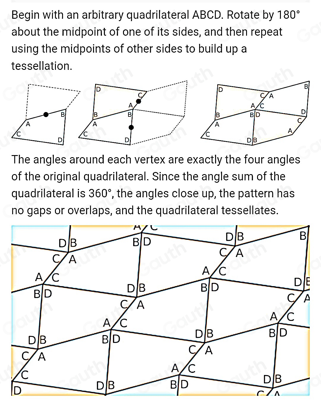 Solved: Higher Order Thinking Can you create a mosaic using the ...