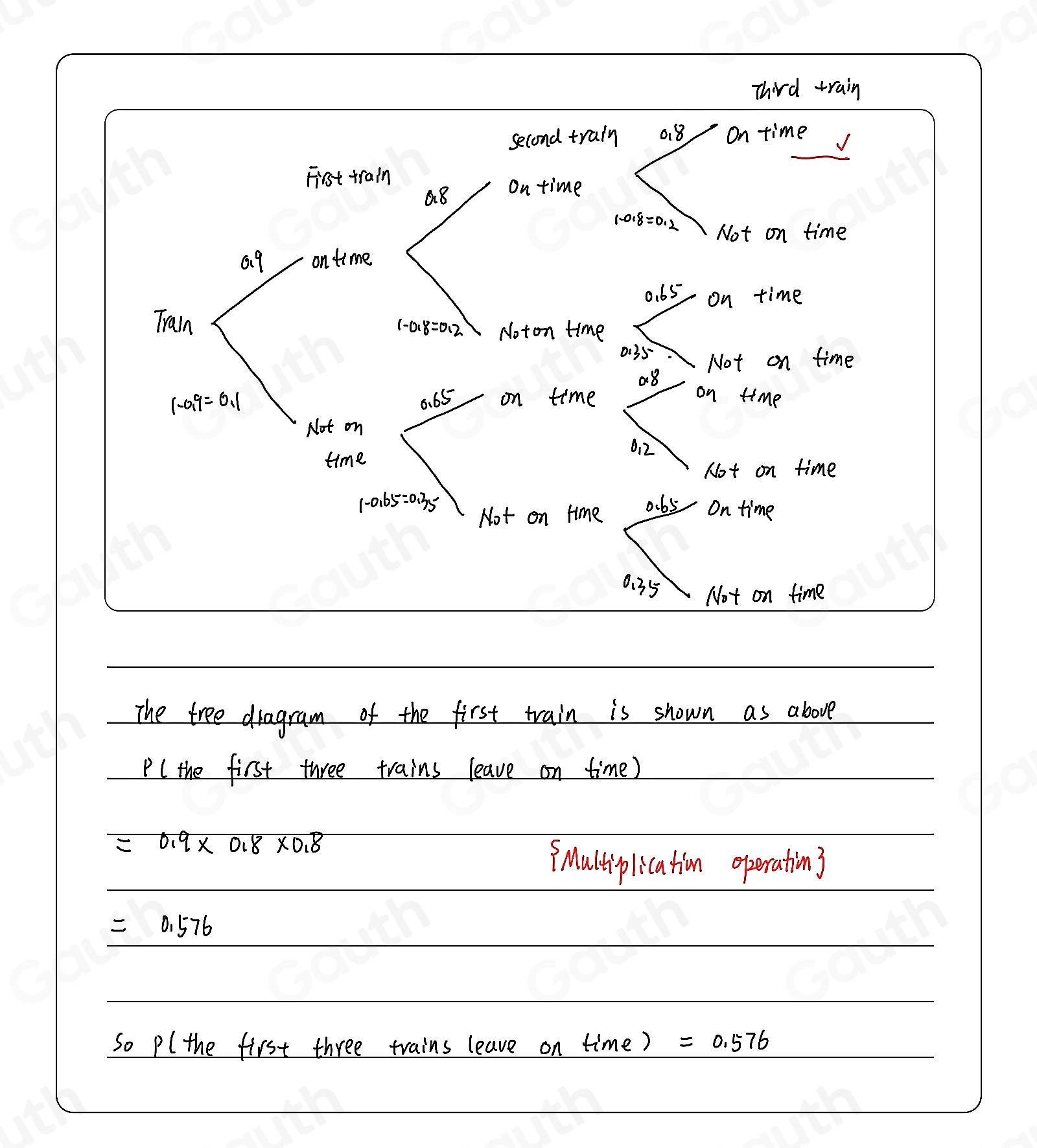 Solved: There should be a train leaving a station every hour from 7 am ...