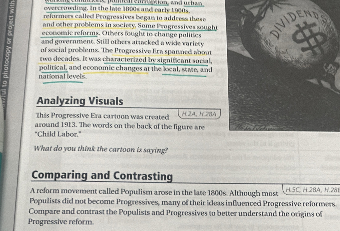 Solved: working conditions, pontical corruption, and urban overcrowding ...