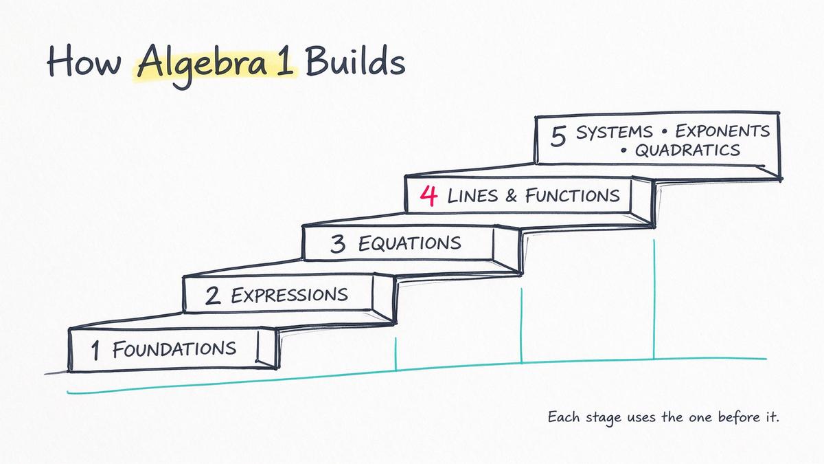 Algebra 1: Key Concepts, Examples, and Study Guide