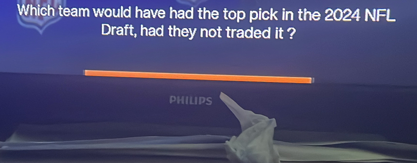 Solved: Which team would have had the top pick in the 2024 NFL Draft ...