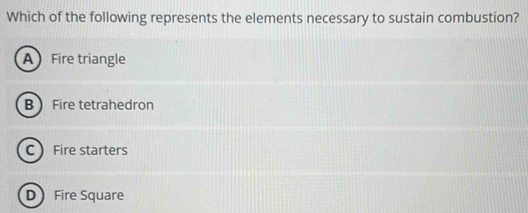 Solved: Which of the following represents the elements necessary to ...