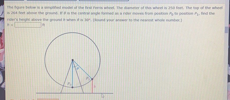 Solved: The figure below is a simplified model of the first Ferris ...