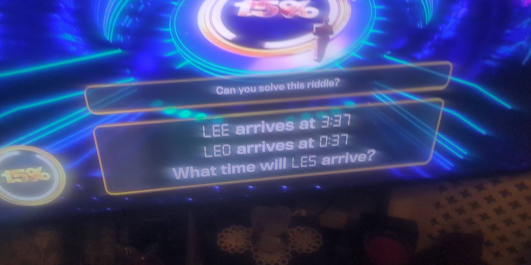 Solved: Can you solve this riddle? LEE arrives at 3:37 LEO arrives at 0 ...