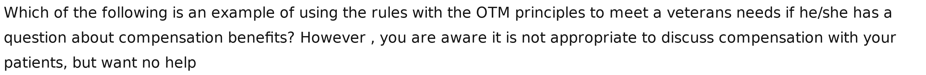 Solved: Which of the following is an example of using the rules with ...