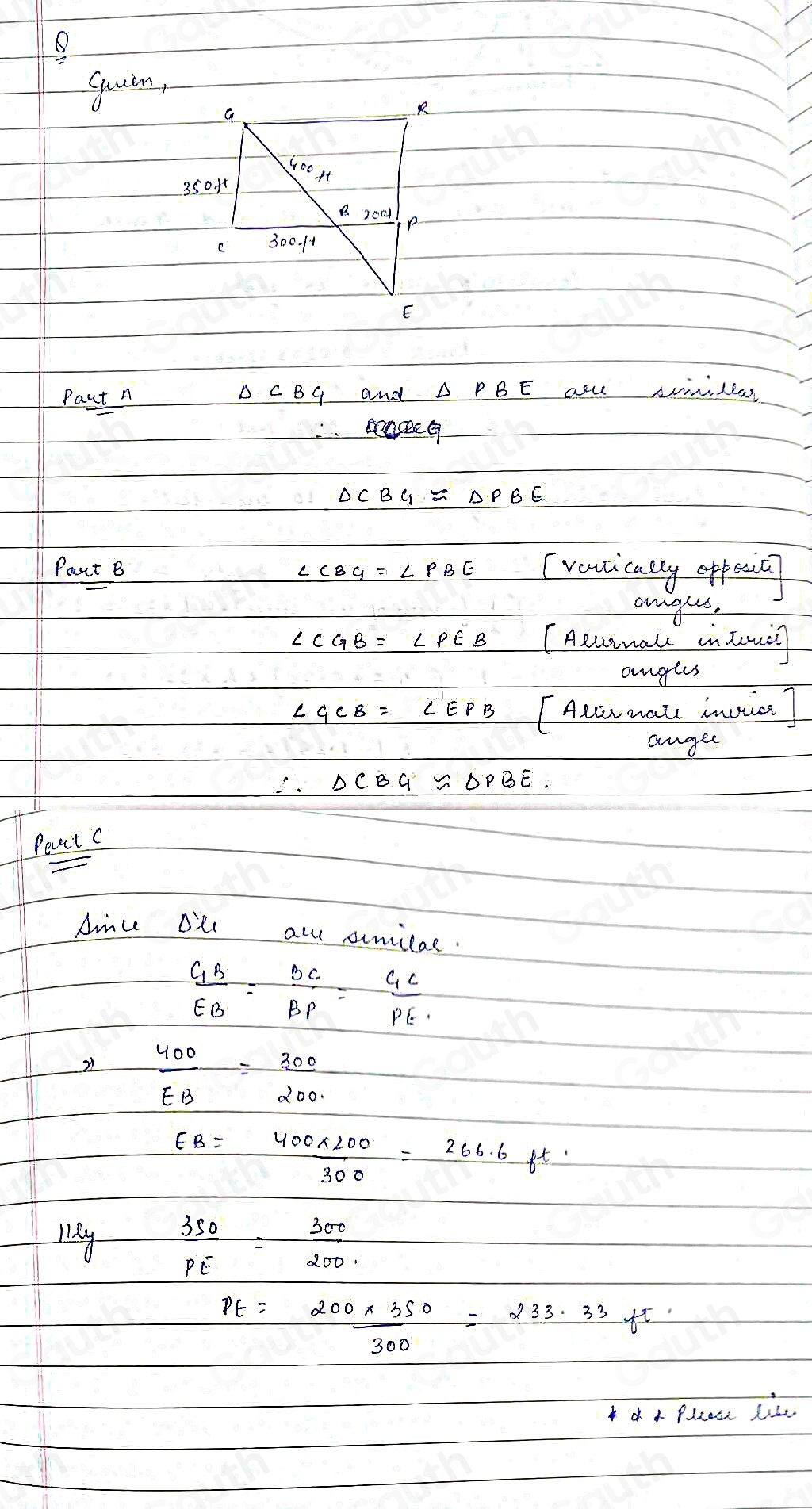 Solved: The diagram below models the layout at a carnival where G, R, P ...