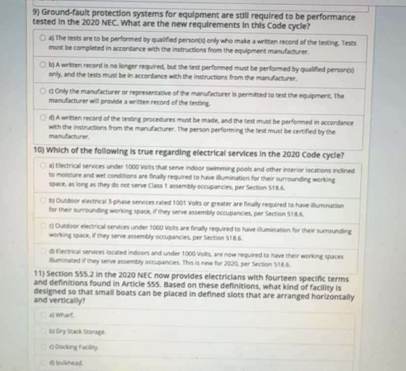 Solved: Ground-fault protection systems for equipment are still ...
