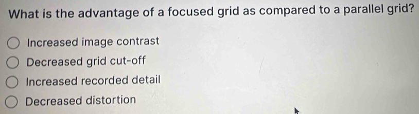 Solved: What is the advantage of a focused grid as compared to a ...