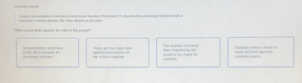 Solved: Read this prompt. Create a presentation to convince school ...