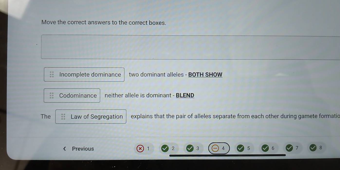 Solved: Move the correct answers to the correct boxes. Incomplete ...