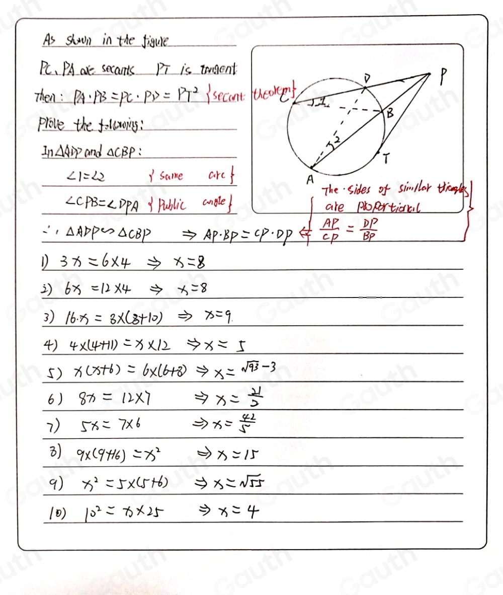 Solved: Activity 1: Find my length! Find the length of the unknown ...