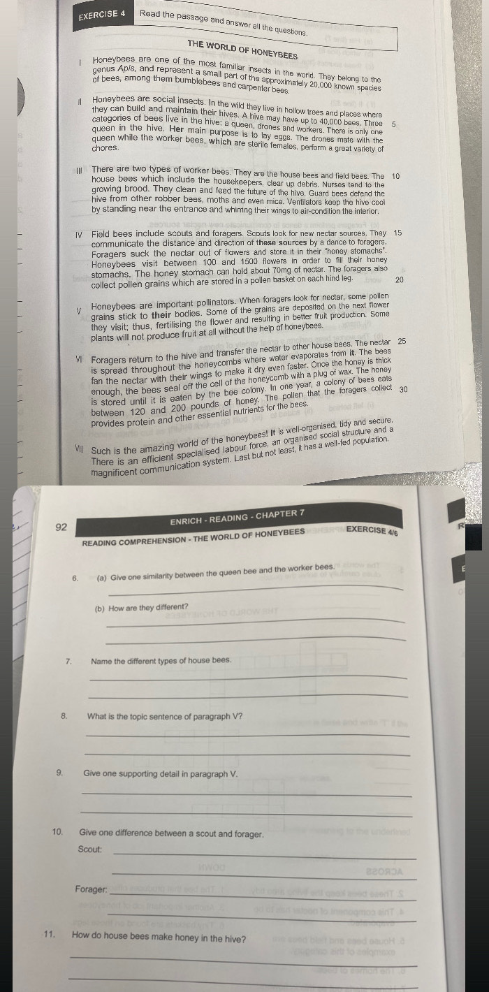 Selesai:Read the passage and answer all the questions THE WORLD OF ...