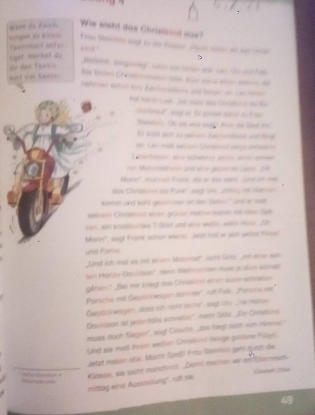 Gelöst:= a 1 2 = (66) Wie eisht das Chrissond sue? zungan o eieo Text ...
