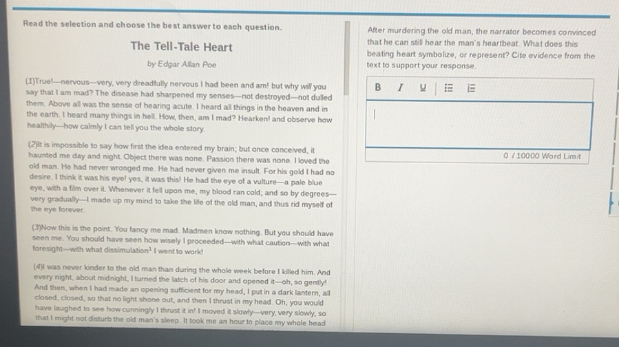 Solved: Read the selection and choose the best answer to each question ...